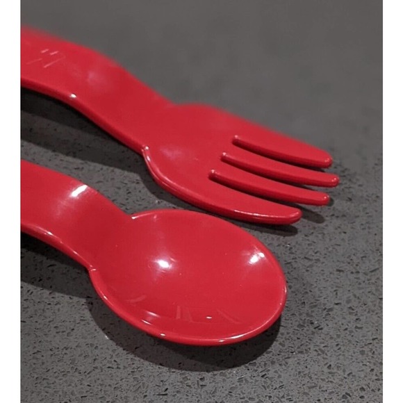 Tupperware | Dining | Tupperware Fork And Spoon Disneys Mickey Minnie ...